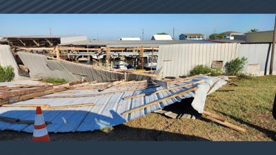 Wind damage at Port Alto Monday | News | crossroadstoday.com