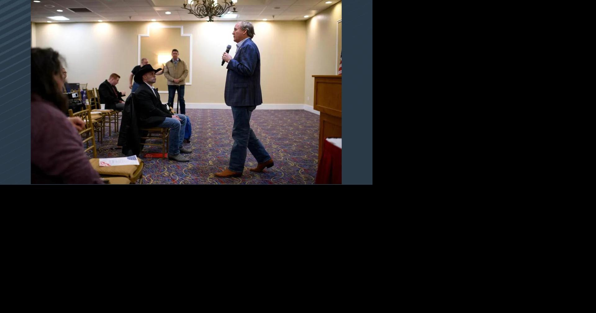 Attorney General Ken Paxton campaigns against House Speaker Dade Phelan ...