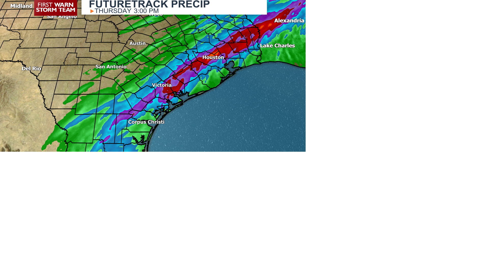 Expecting big rain this week | Weather | crossroadstoday.com
