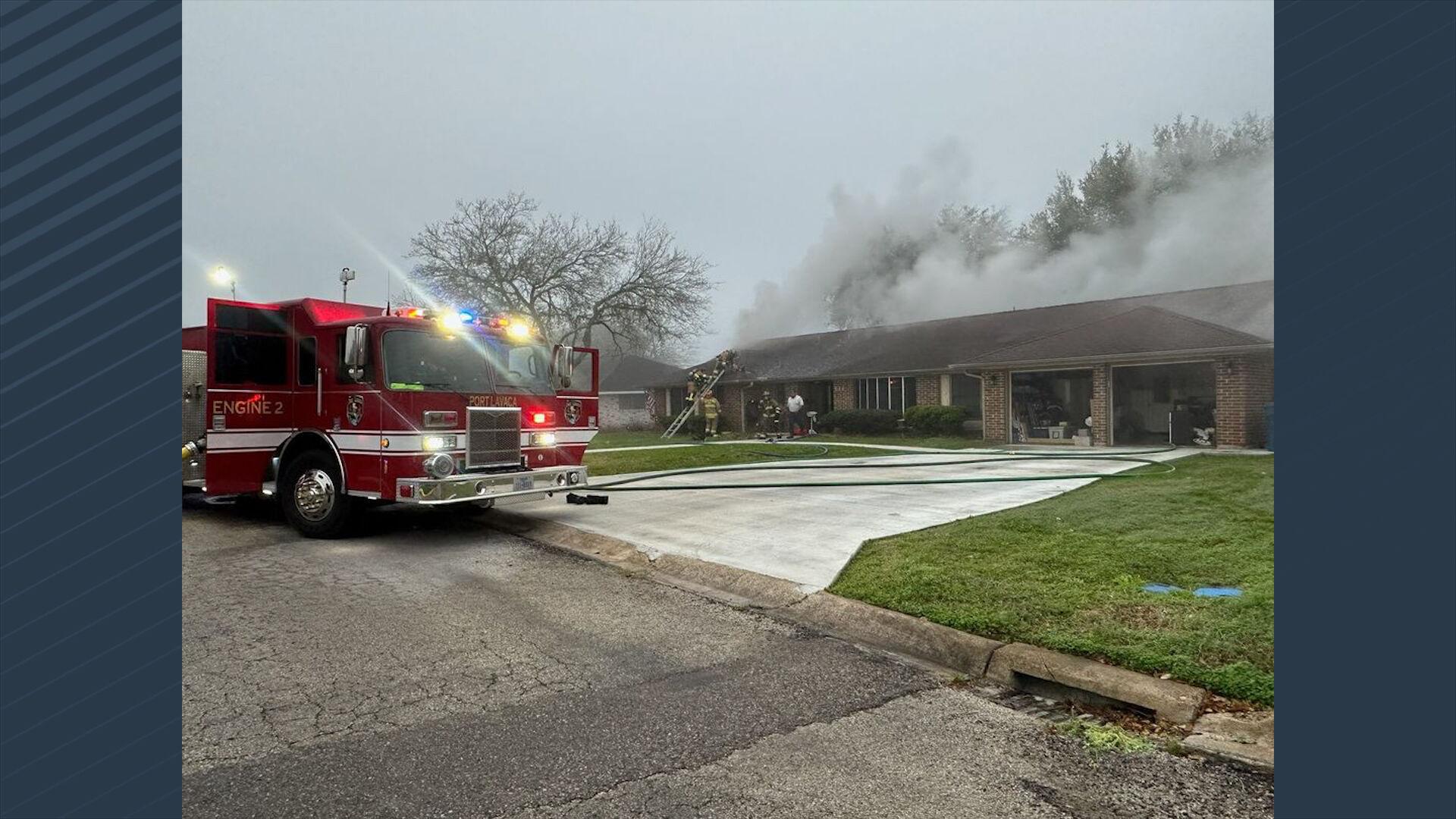 Structure fire in Port Lavaca Monday morning | News | crossroadstoday.com