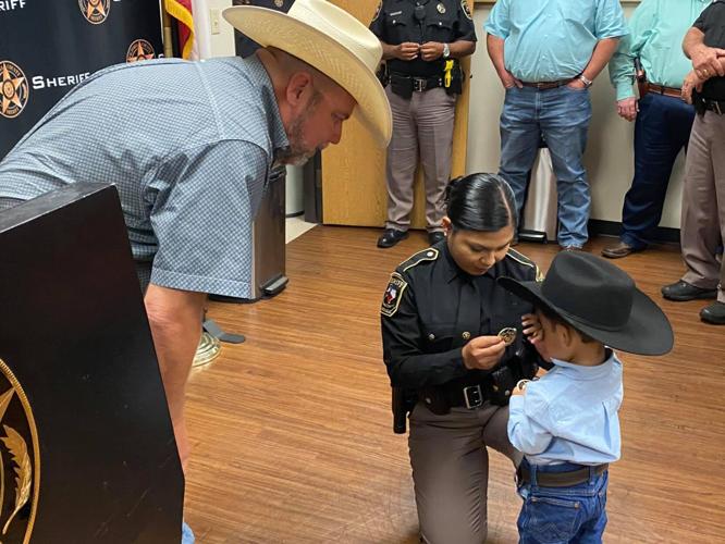 Victoria County Sheriff’s Office swears in Deputy Partida | Family ...