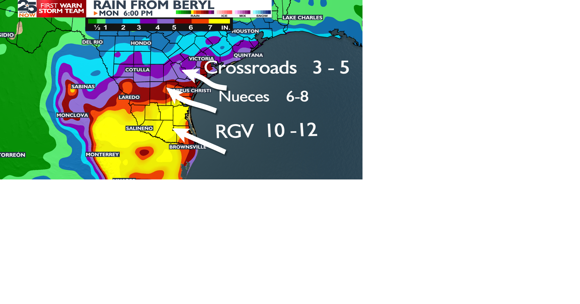 Tropical Storm Beryl to bring heavy rain to Texas | News ...