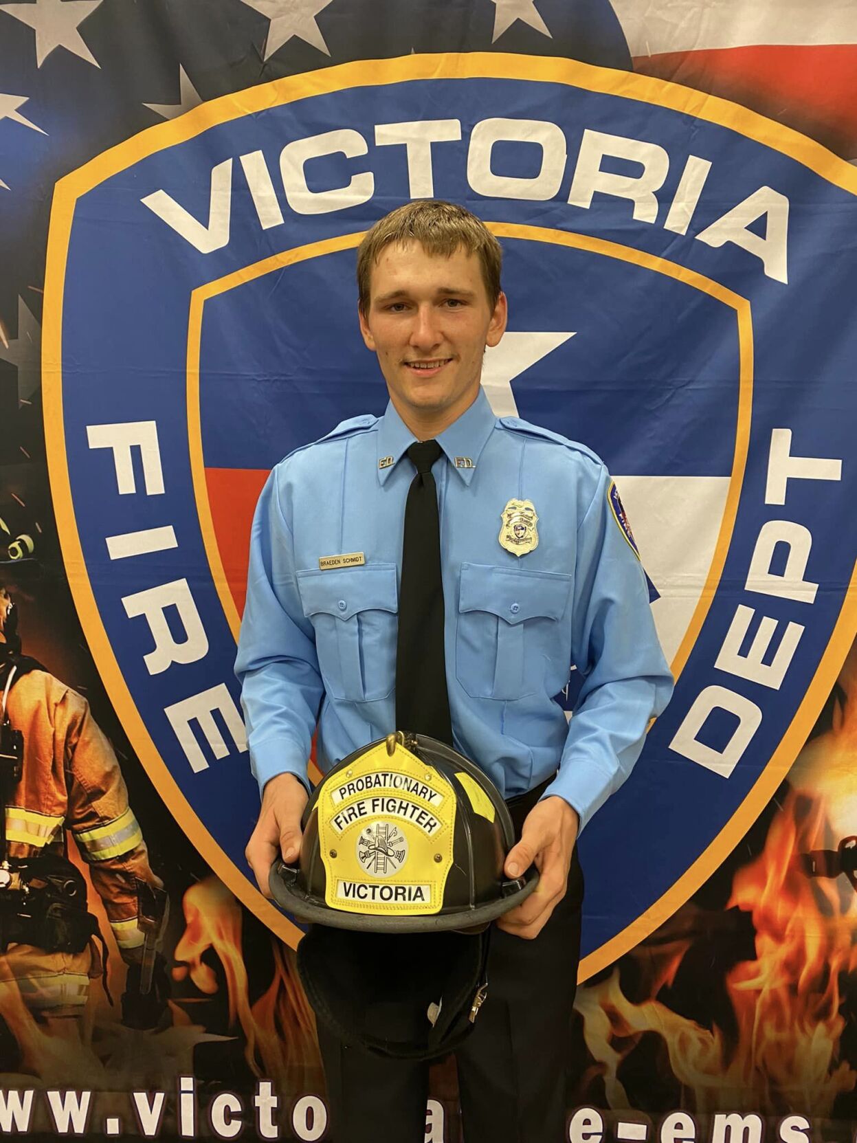 Victoria Fire Department welcomes, promotes members during ceremony ...