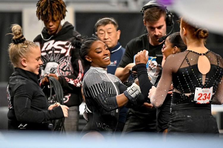 Simone Biles Dominates As She Wins Her Record Extending 9th All Around