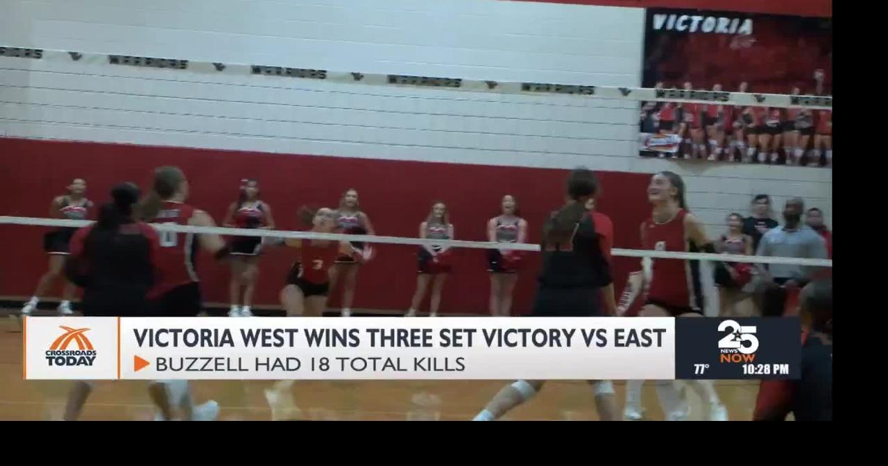 Victoria West volleyball defeats East in straight sets with strong ...