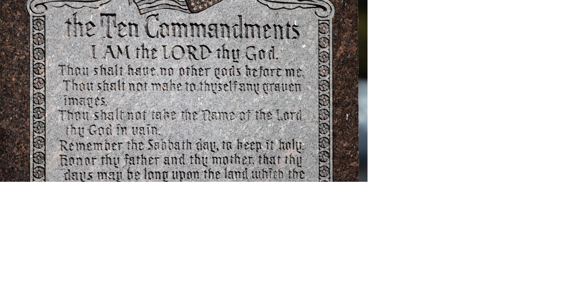 Texas will require public school classrooms to display Ten Commandments ...