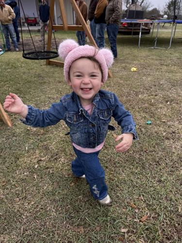 Whitney Mcafee celebrates new playground | | crossroadstoday.com