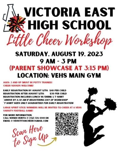 Victoria East to host Little Cheer Workshop | Local News ...