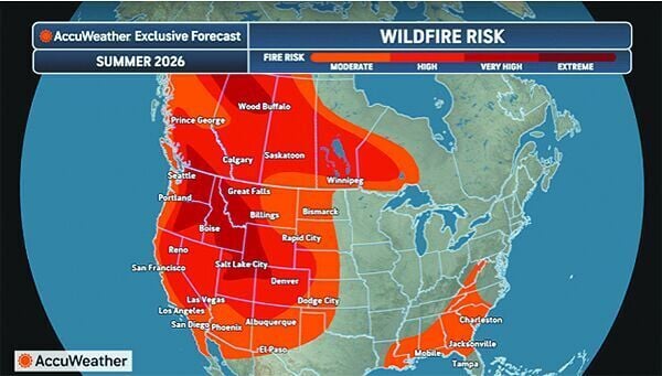 Wildfire forecast 2026: Fires likely to burn over 5.5 million acres as ...