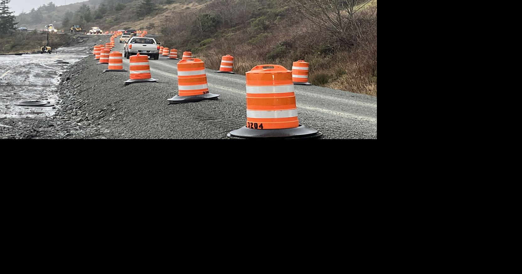 Temporary road in place at 101 landslide site | News | currypilot.com