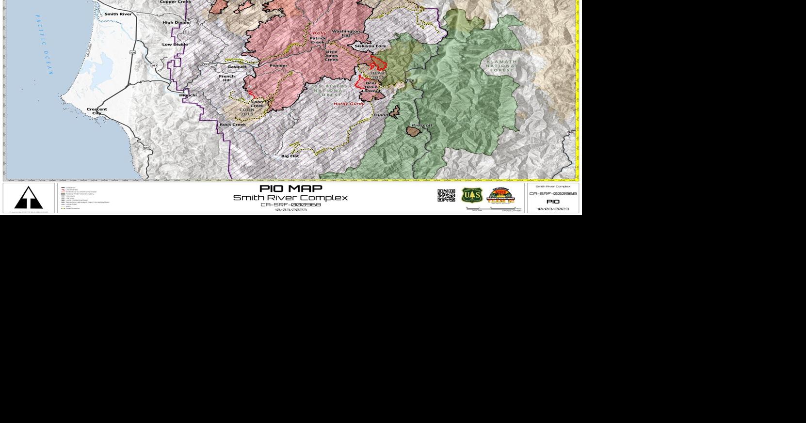 Wildfires: Smith River Complex / SRF Lightning Complex Updates | News ...