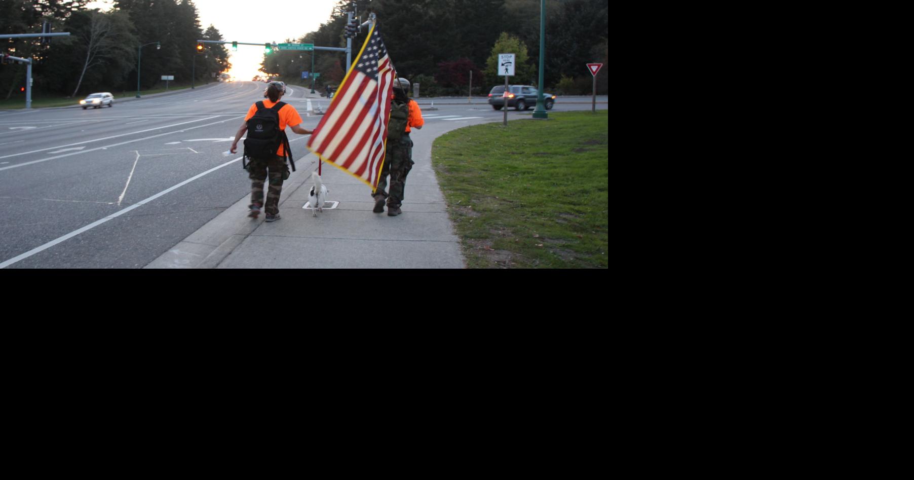 A Journey of Hope: 22 Mile Walk for Veterans | News Paid | currypilot.com