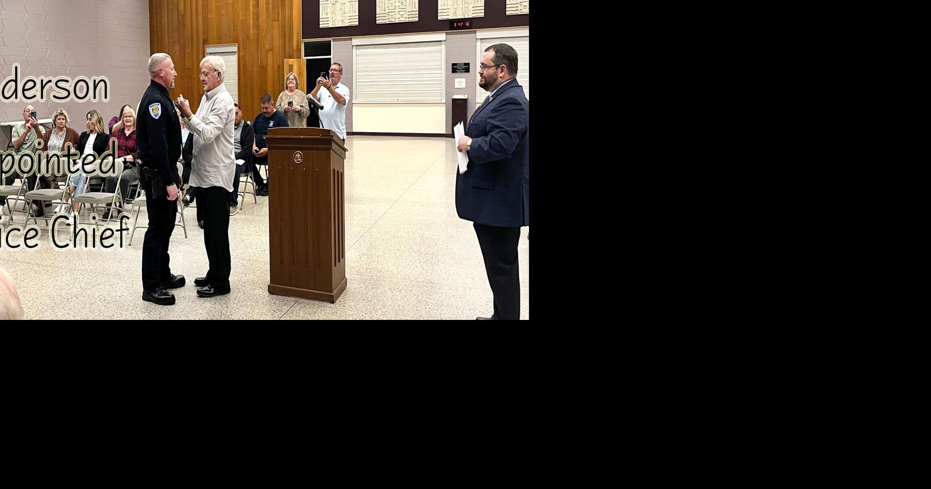 Anderson appointed to Police Chief, budget approved | News ...