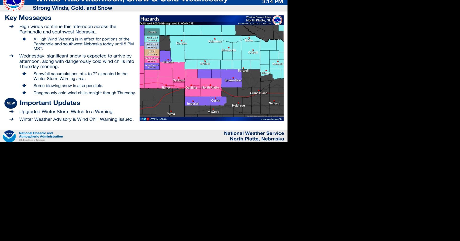 Advisories, warnings make for colorful weather map | News ...