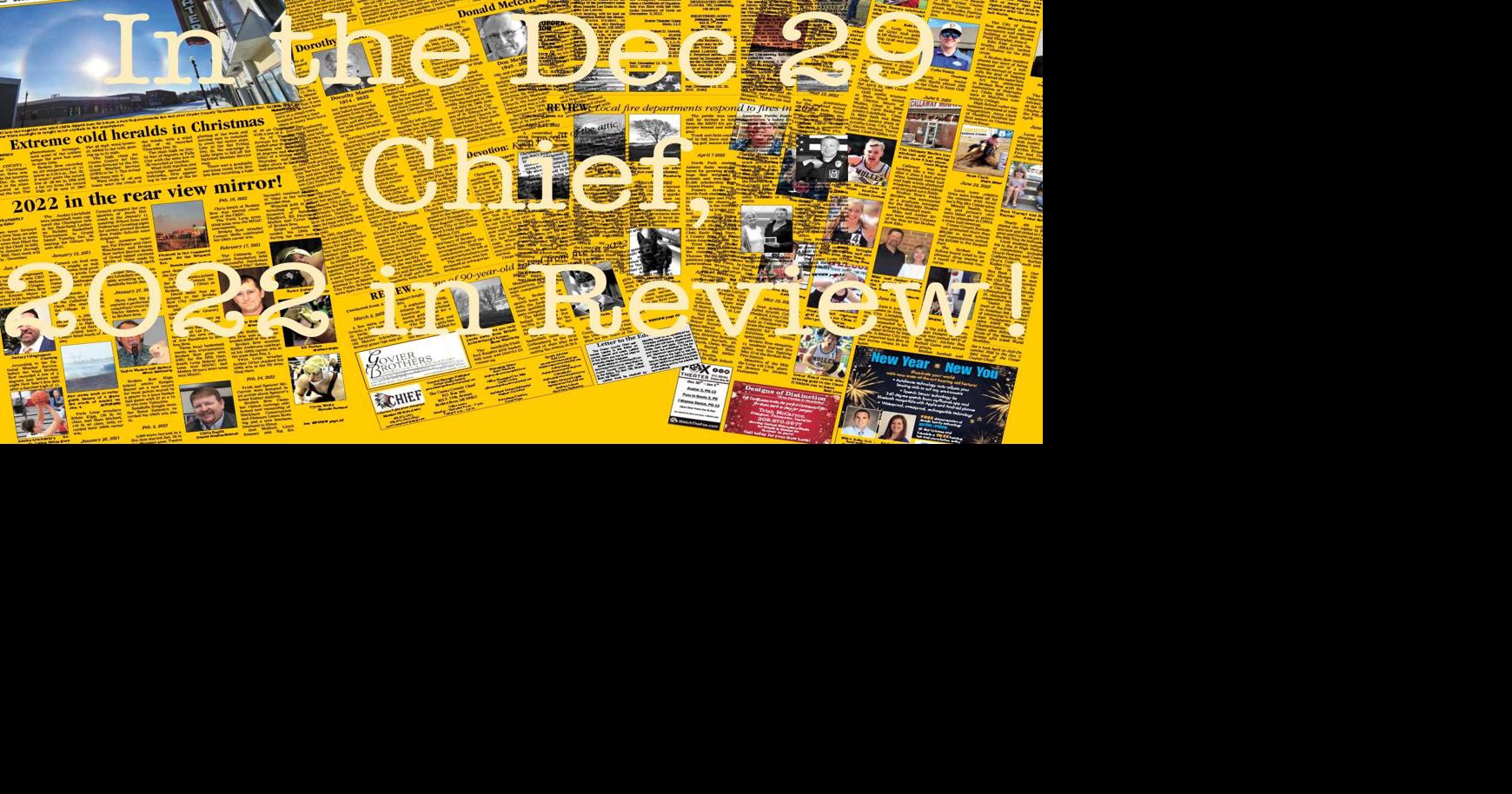 Year in Review in the Dec. 29 issue of the Chief! | News ...