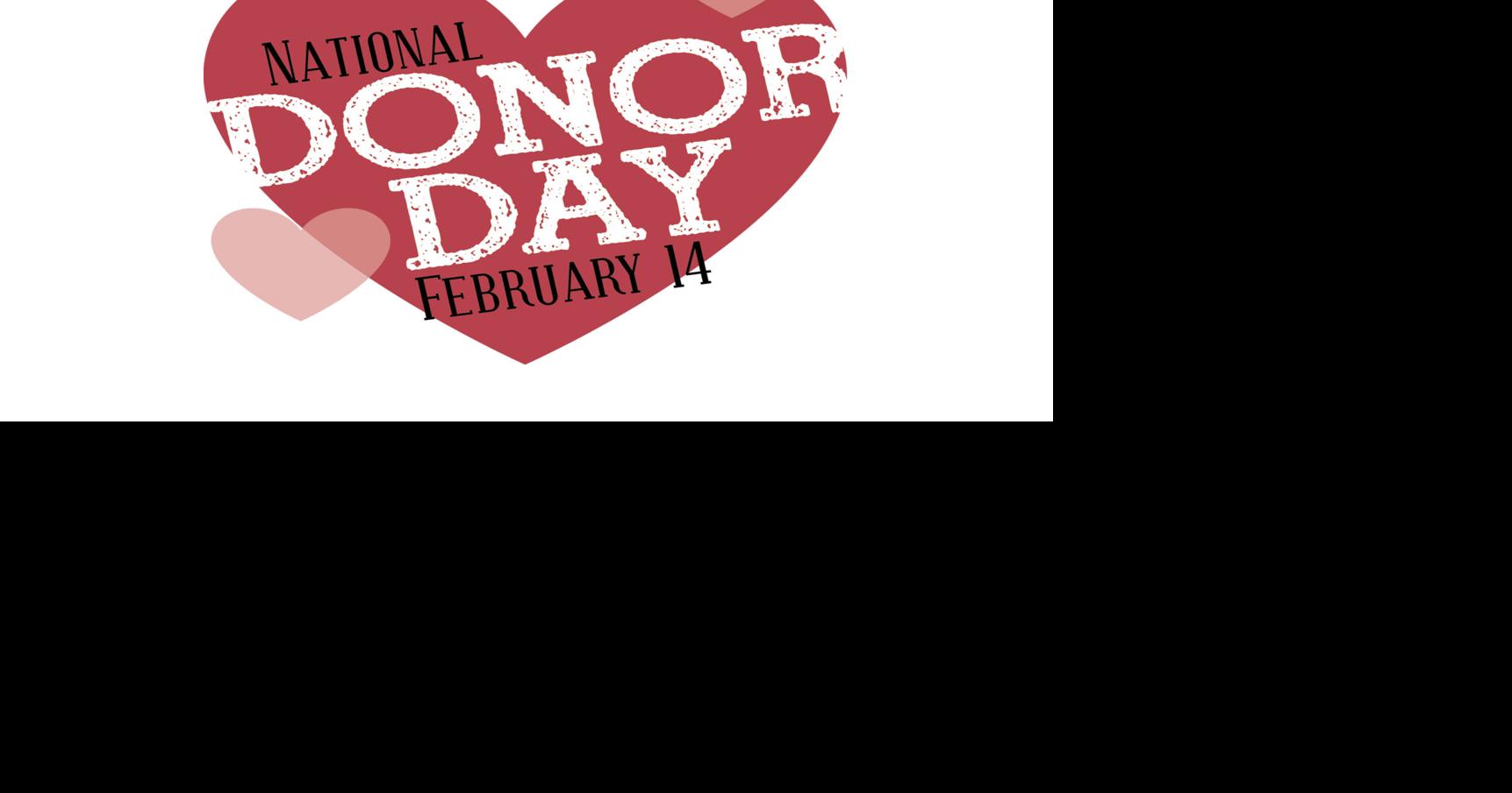 February 14 in National Donor Day | News | custercountychief.com