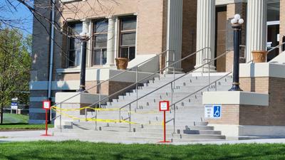Finishing touches on courthouse steps this week | News ...