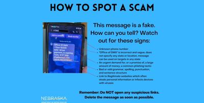 Scammers target Nebraska DMV customers | News | custercountychief.com