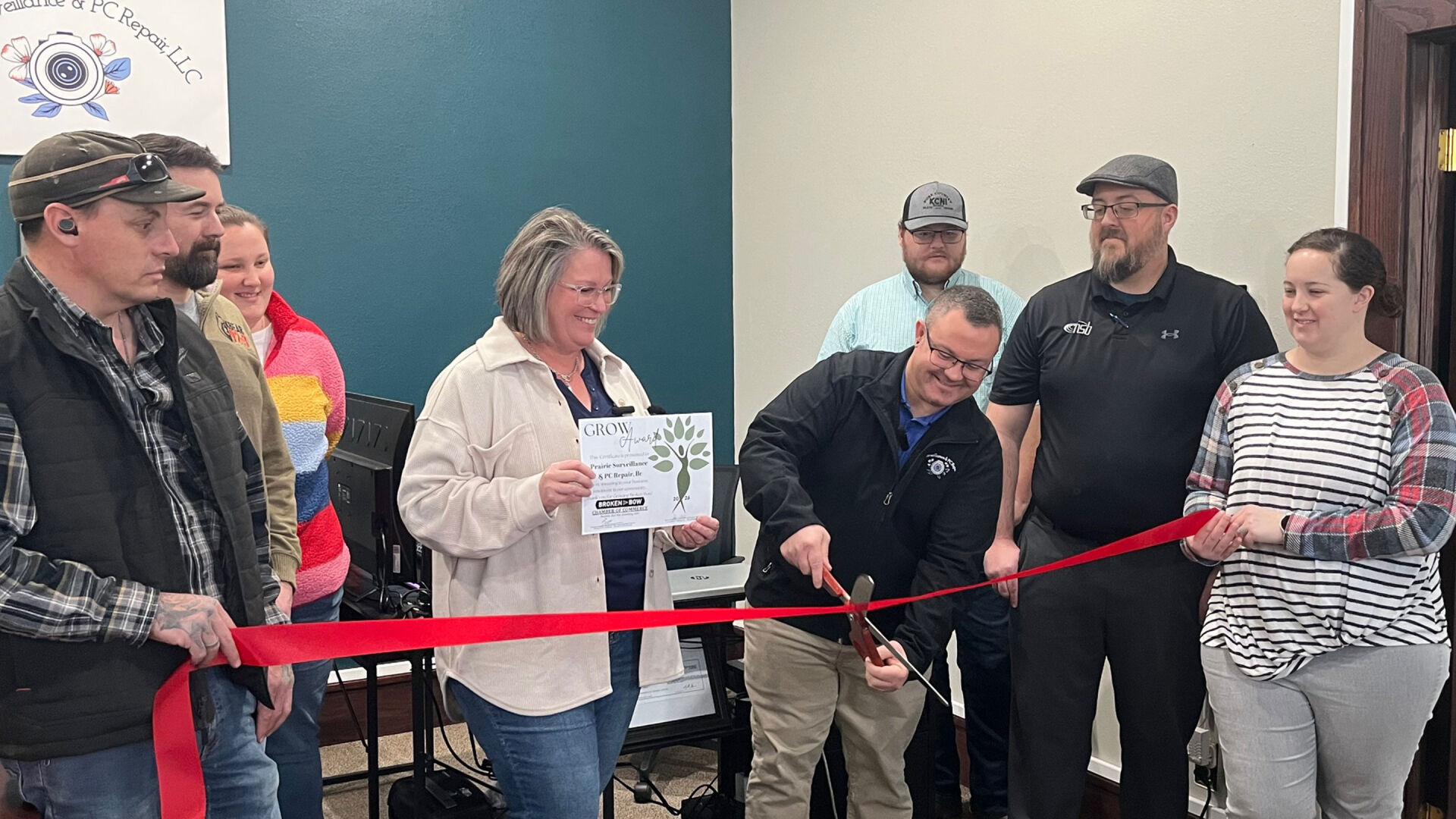 Prairie Surveillance celebrates with Chamber | News | custercountychief.com