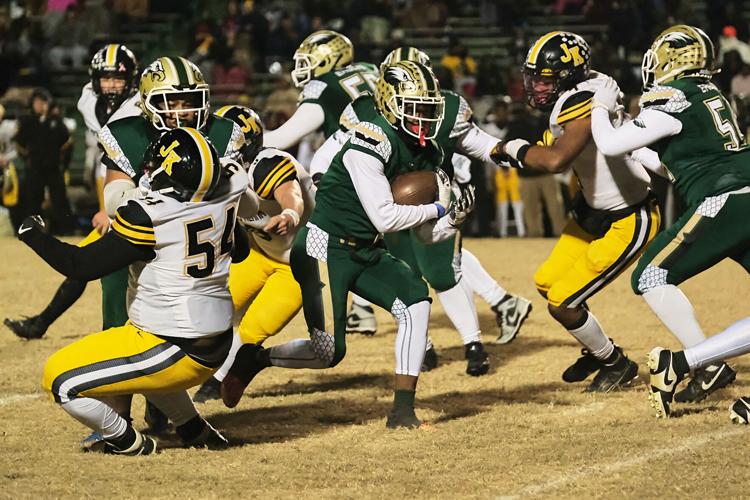 Eagles advance to regional final with 46-28 win over James Kenan | High Schools | dailyadvance.com