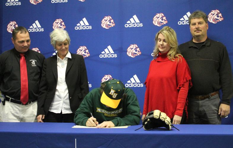 High School Baseball | Albemarle School's Tanner Simpson signs with ...