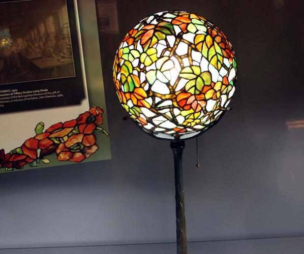 Tiffany lamp exhibit, Museum of the Albemarle | Multimedia ...