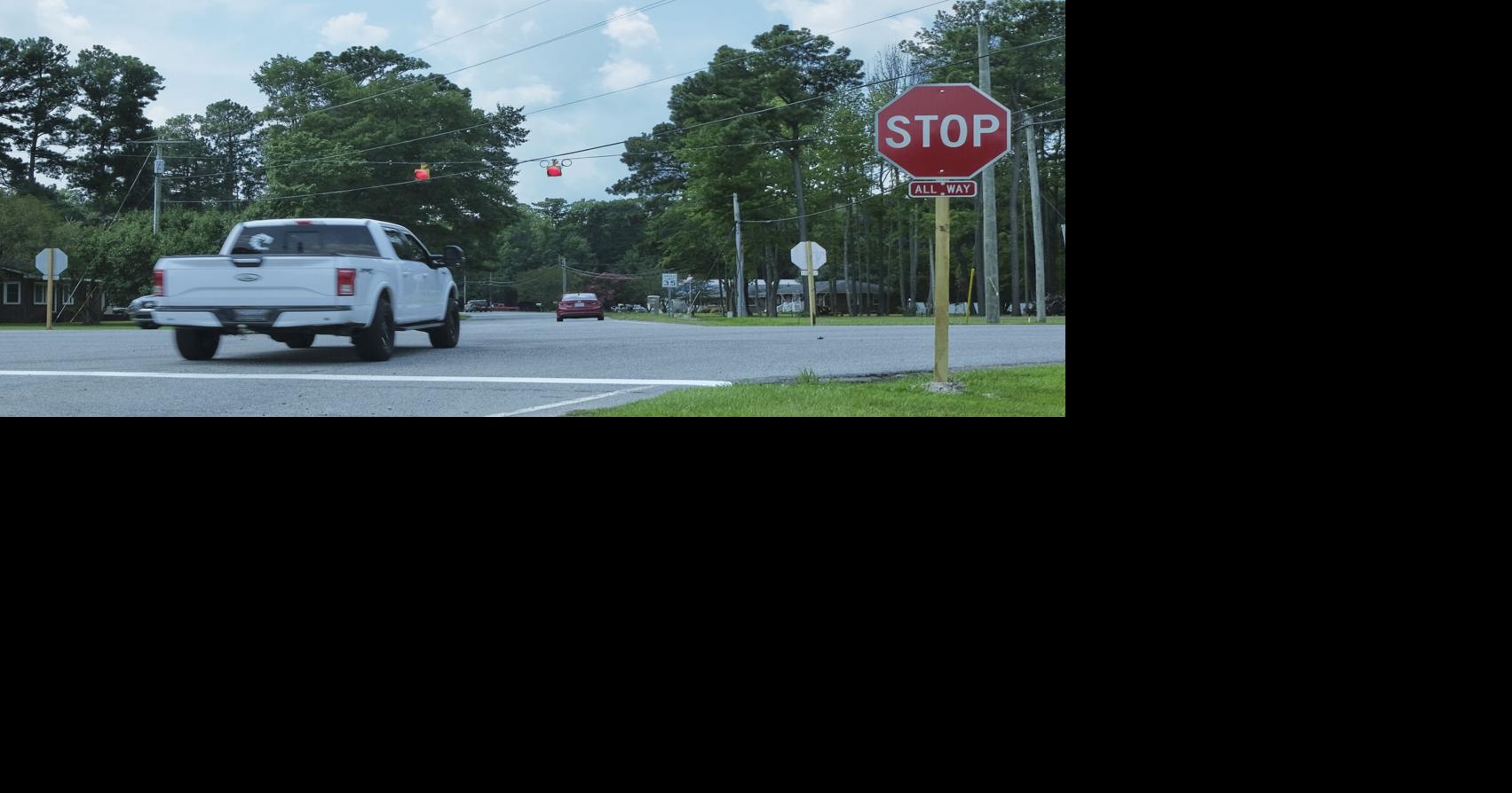 NCDOT makes Halls Creek-Old Highway 17 intersection four-way stop ...