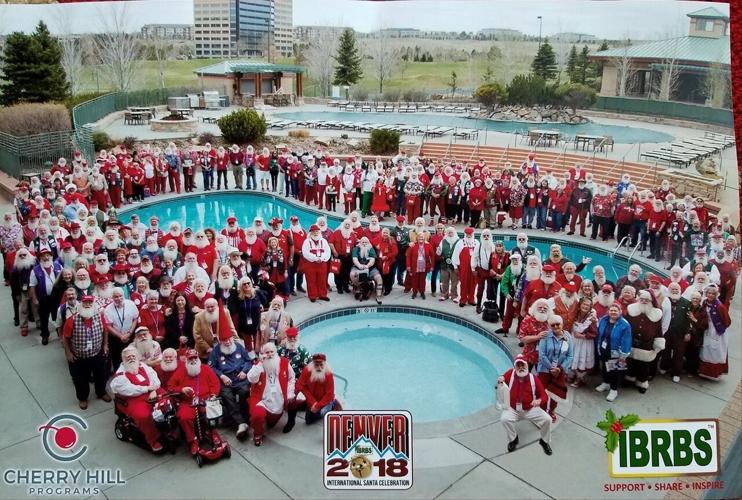 For Lico, white beard and belly help, but being Santa is a calling ...