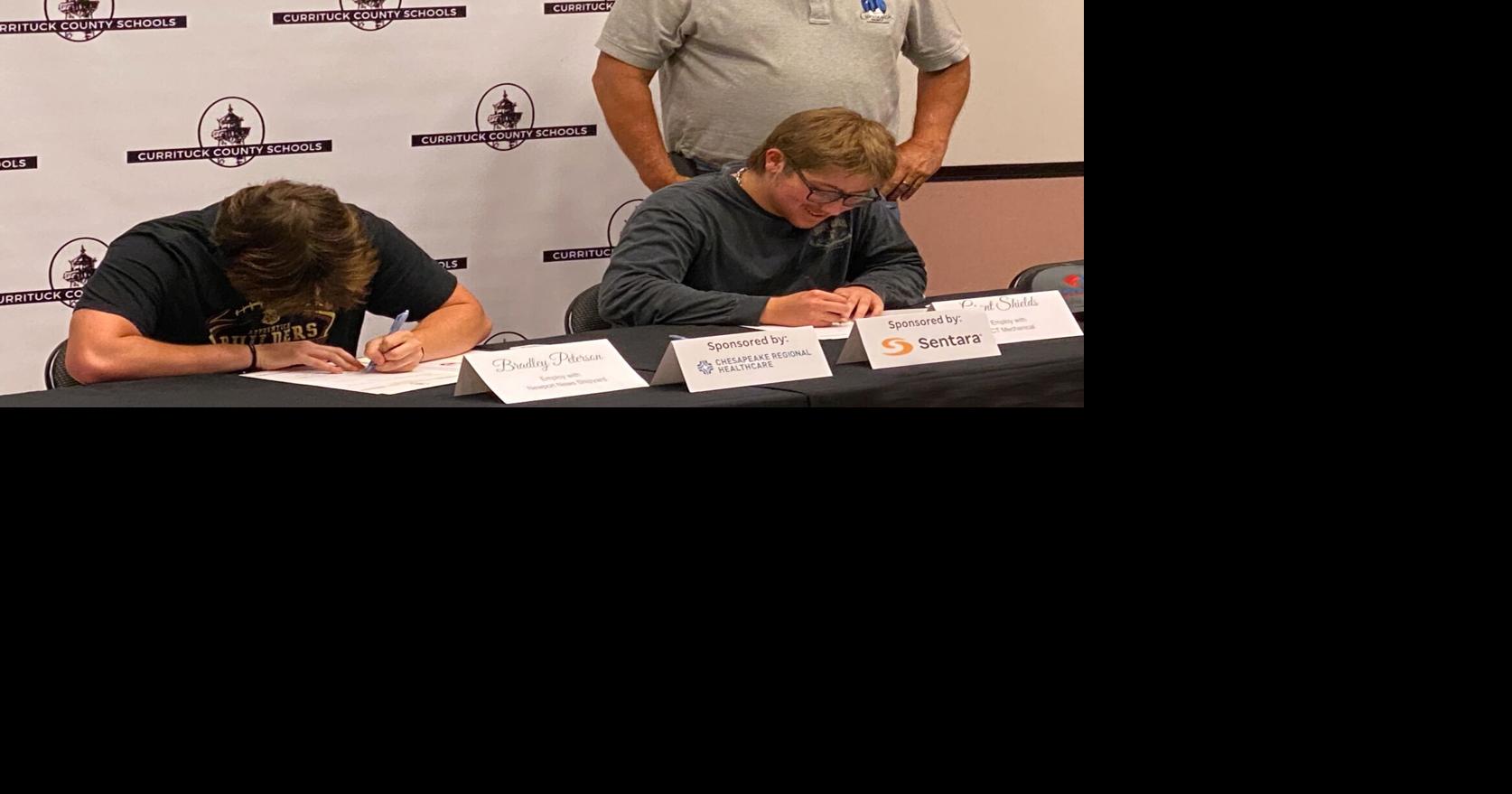 9 sign commitments to either enlist, enroll or employ | School News ...