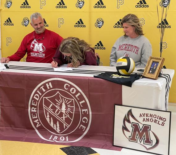 Perquimans volleyball's Brabble signs letter of intent with Meredith ...