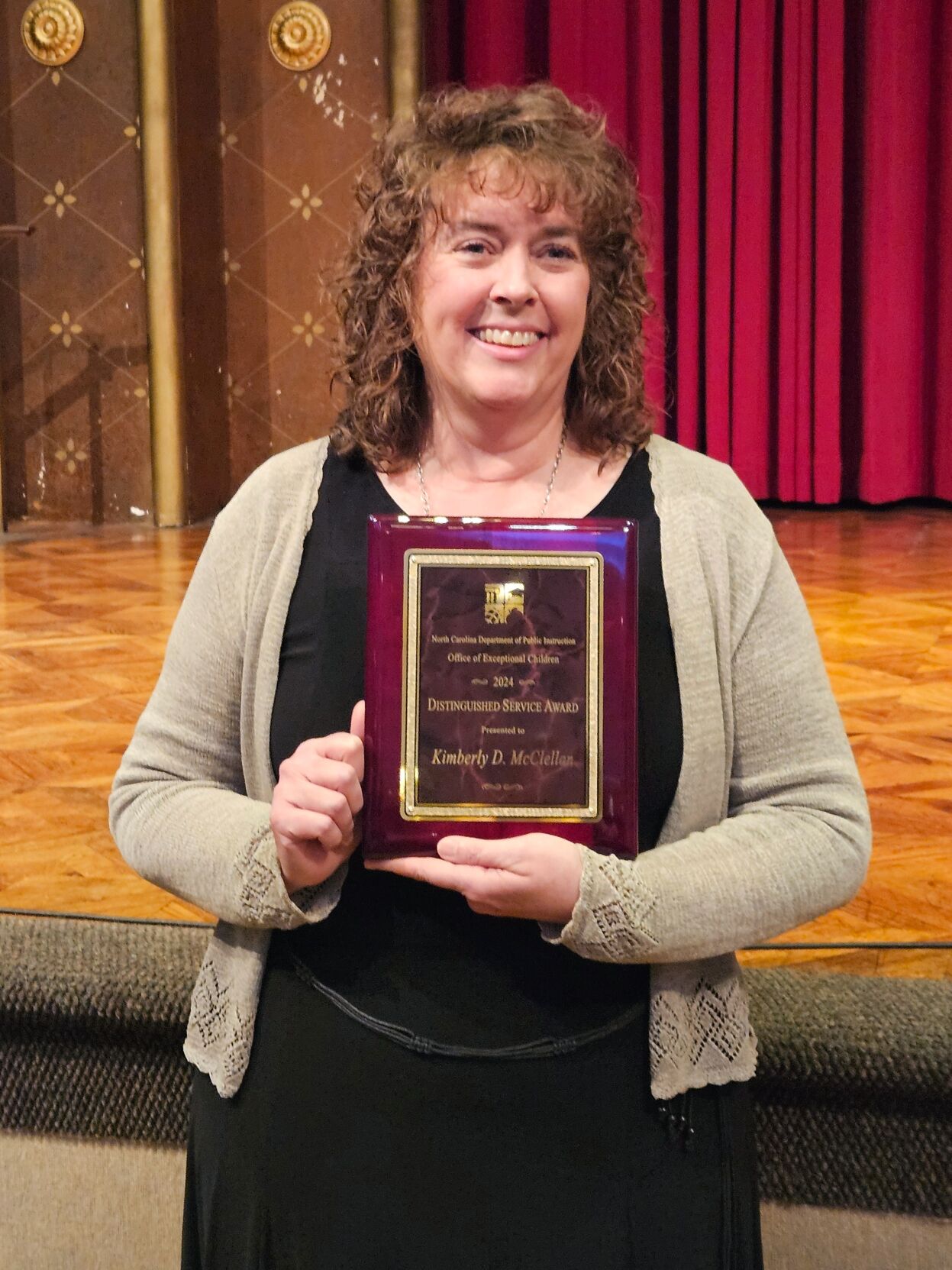 Currituck's McClellan earns Distinguished Service Award | School News ...