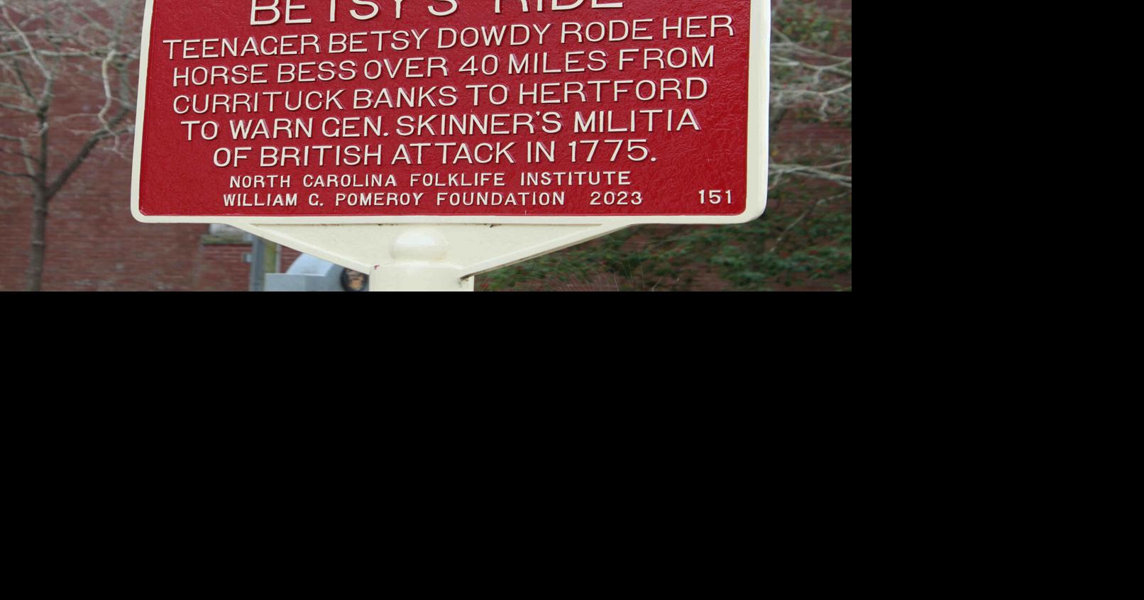 'Betsy's Ride' during Revolution remembered in Hertford | News ...