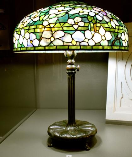 Tiffany lamp exhibit, Museum of the Albemarle | Multimedia ...