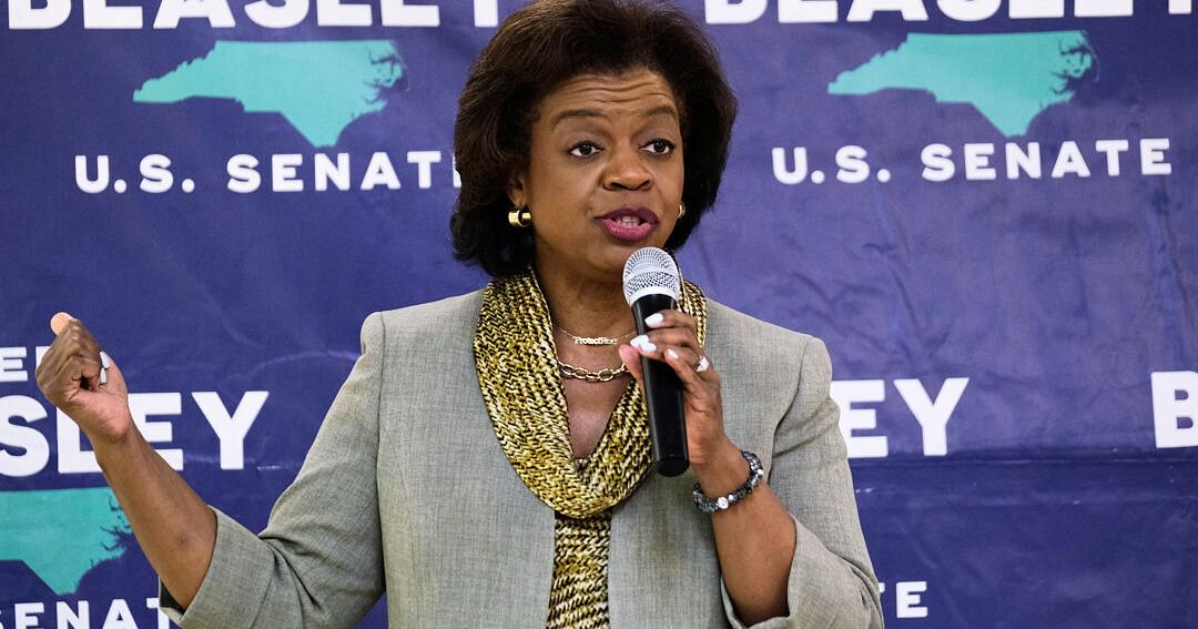 Senate hopeful stumps: Beasley in EC visit: Budd wrong for NC | Local ...