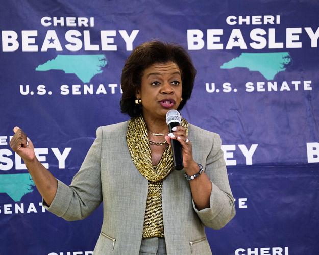 Senate hopeful stumps: Beasley in EC visit: Budd wrong for NC | Local ...