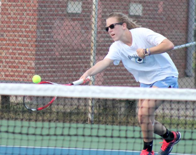 Girls Tennis second round Class 1A dual team playoffs Riverside-Martin ...