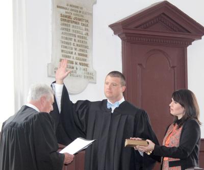 Harriss sworn in as district judge | News | dailyadvance.com