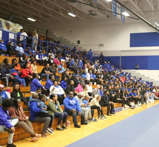 ECSU holds event celebrating volleyball and women's basketball team's ...
