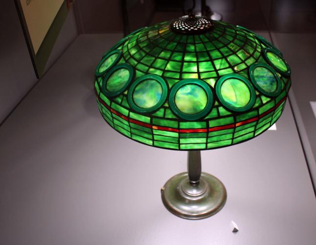 Tiffany lamp exhibit, Museum of the Albemarle | Multimedia ...