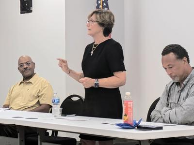 Candidates Hunter, Harman-Scott address Camden Dems | Local News ...