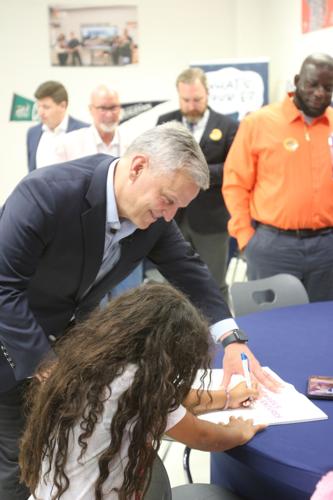 Stein visit promotes gun safety | Local News | dailyadvance.com