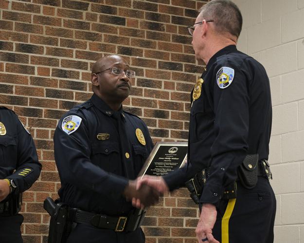 Police, city bid farewell to Webster, welcome new interim chief Avens ...