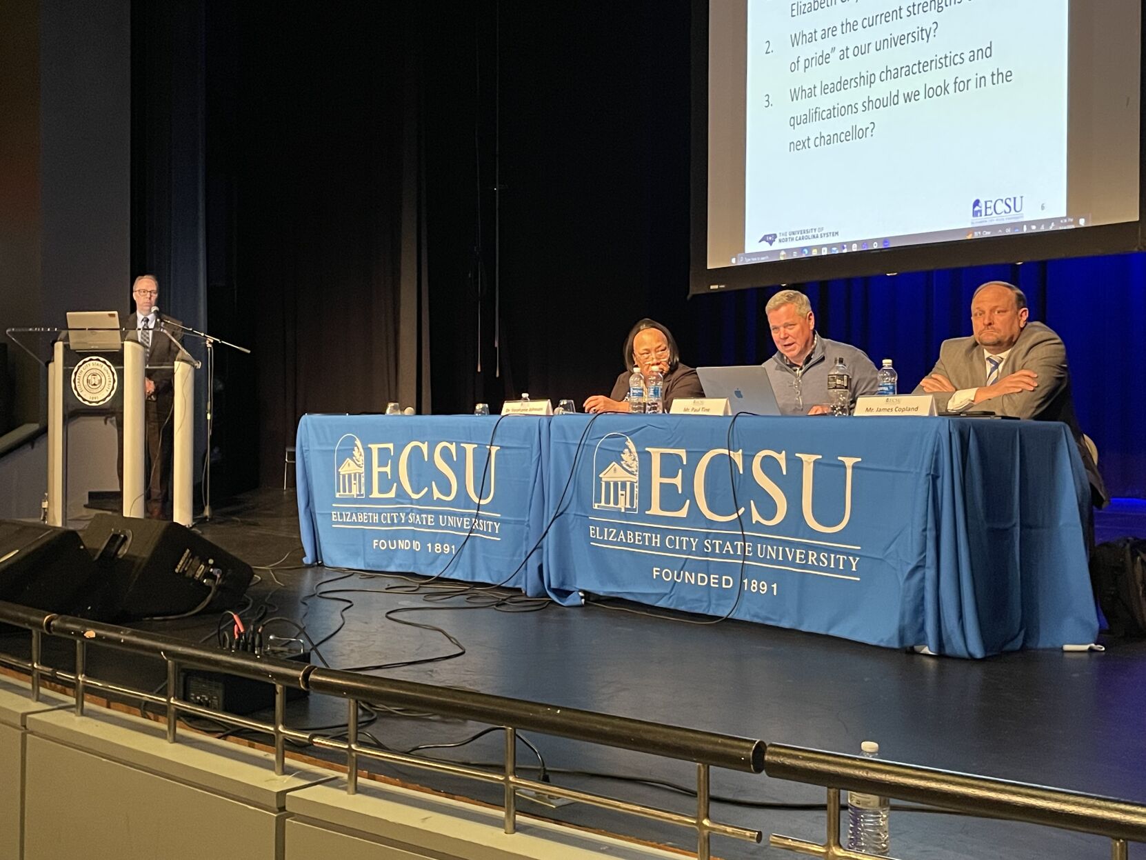 What we want: Chancellor search panel receives input from public, ECSU ...