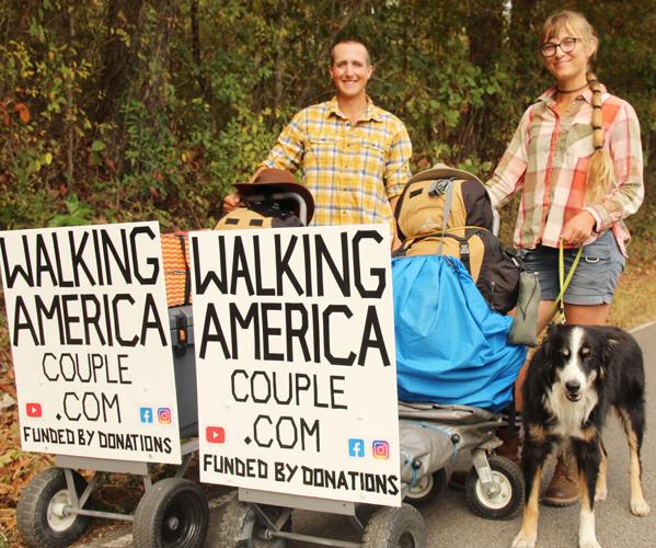 Walking couple visits Crossroads area | News | dailycorinthian.com