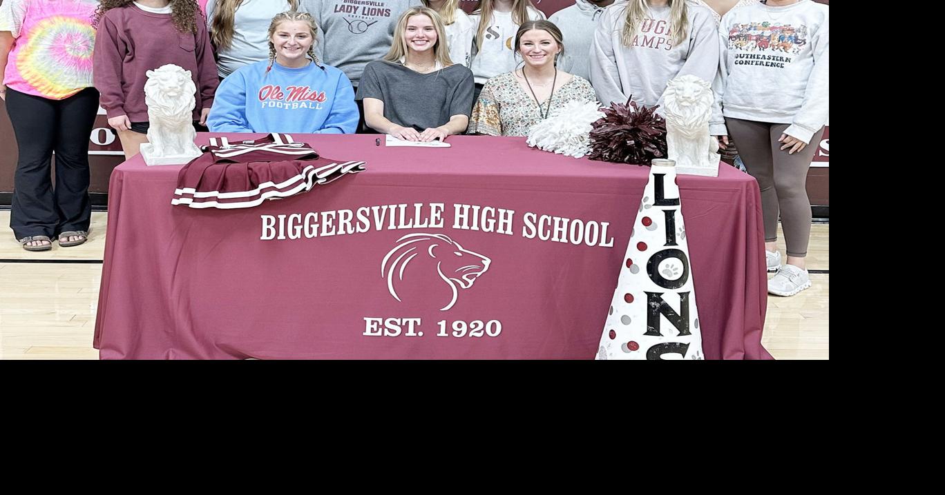 Biggersville’s Seago signs cheer scholarship with Northeast | Sports ...
