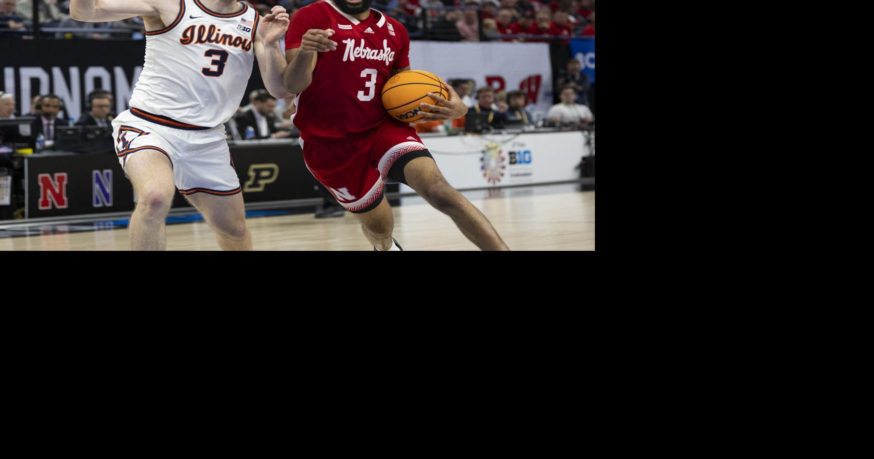 Nebraska men’s basketball outmatched by Illinois in Big Ten Tournament ...