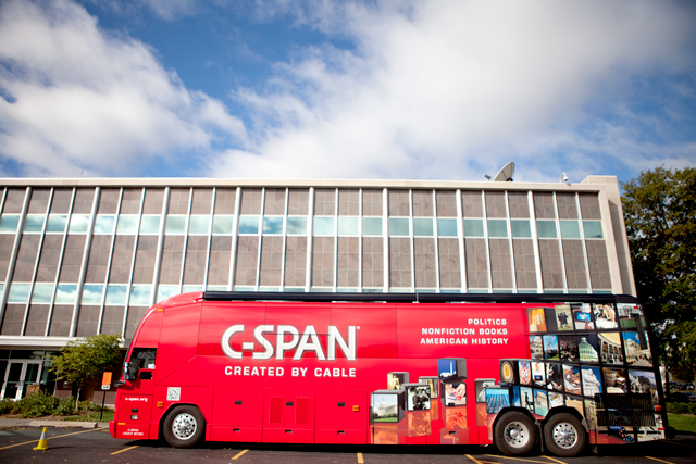C-SPAN bus visits UNL, gives students interactive tour | News ...