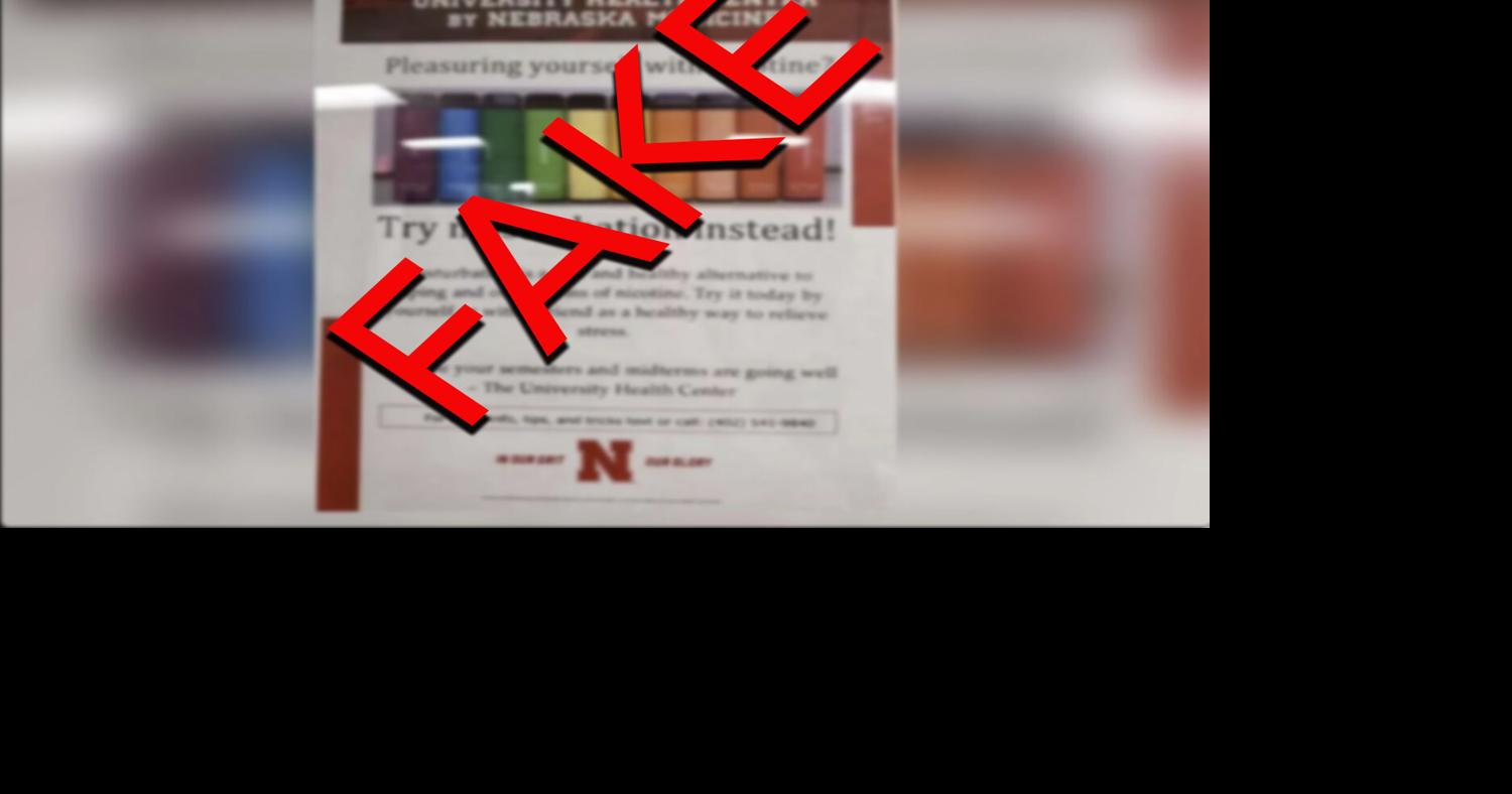 UHC poster promoting masturbation to de-stress is fake, says health center | News ...