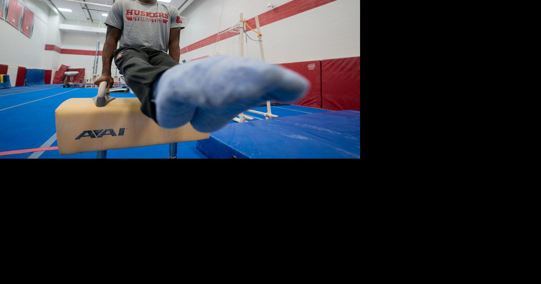 Husker gymnast Khalil Jackson continues to shine despite obstacles ...