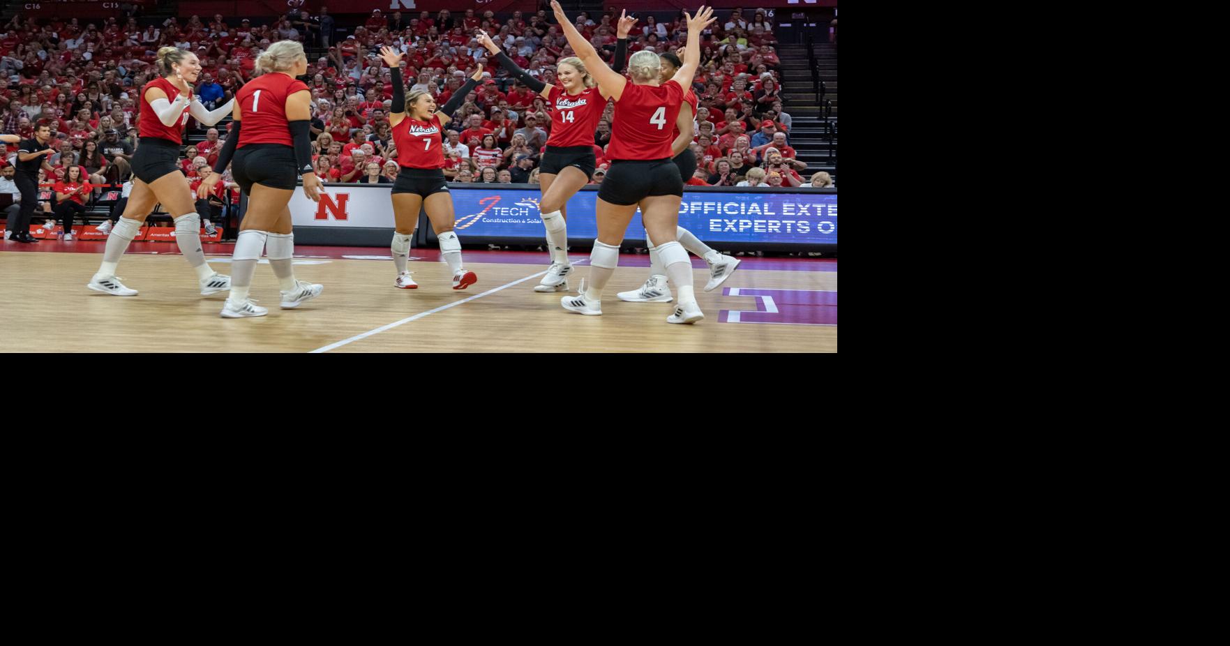 Nebraska volleyball fights back to defeat Northwestern in five-set ...